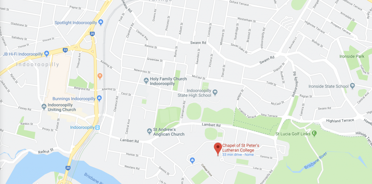 Locations - St Peters Lutheran Church